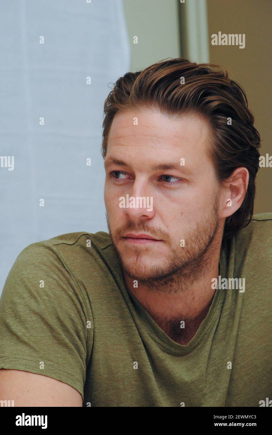 Luke Bracey at the Hollywood Foreign Press Association press conference ...