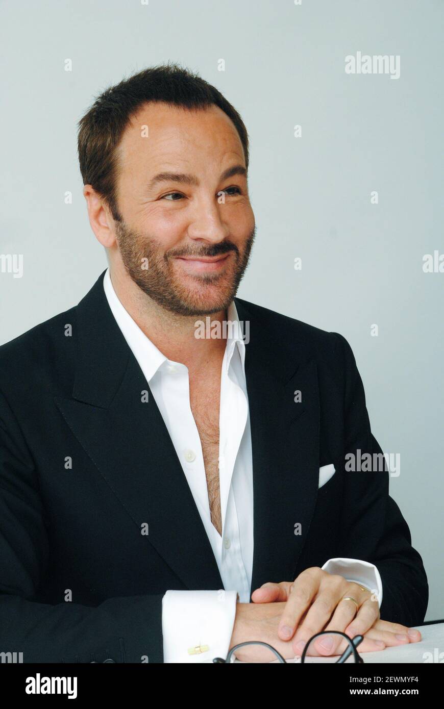Tom Ford at the Hollywood Foreign Press Association press conference ...