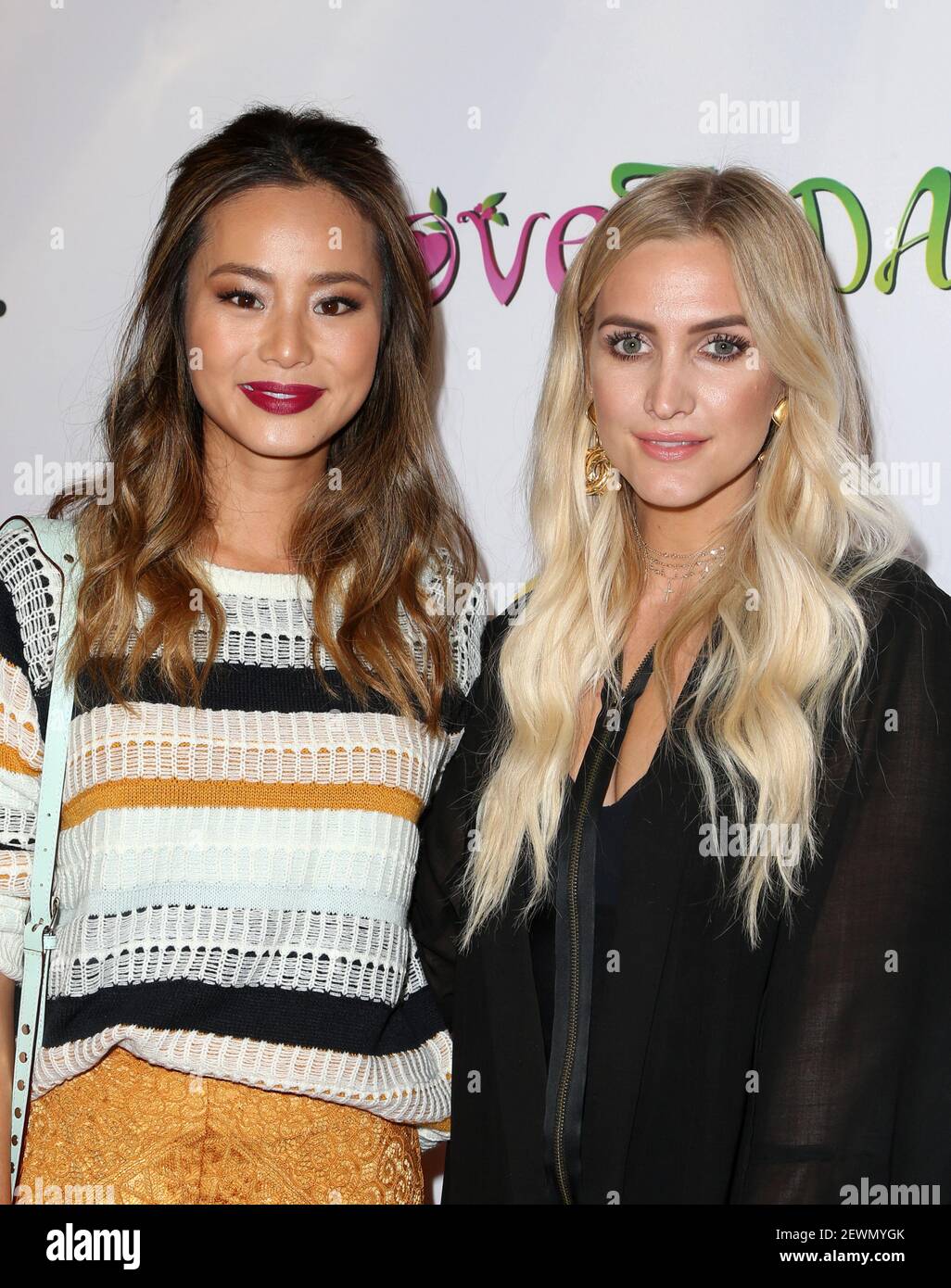 Jaime Chung, Ashlee Simpson. Premiere Of "God vs Trump" held at The TCL ...
