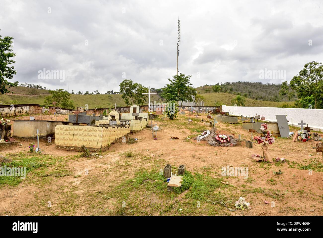 Paracatu (MG), Brazil, on November 4, 2016, one year after the dam ...