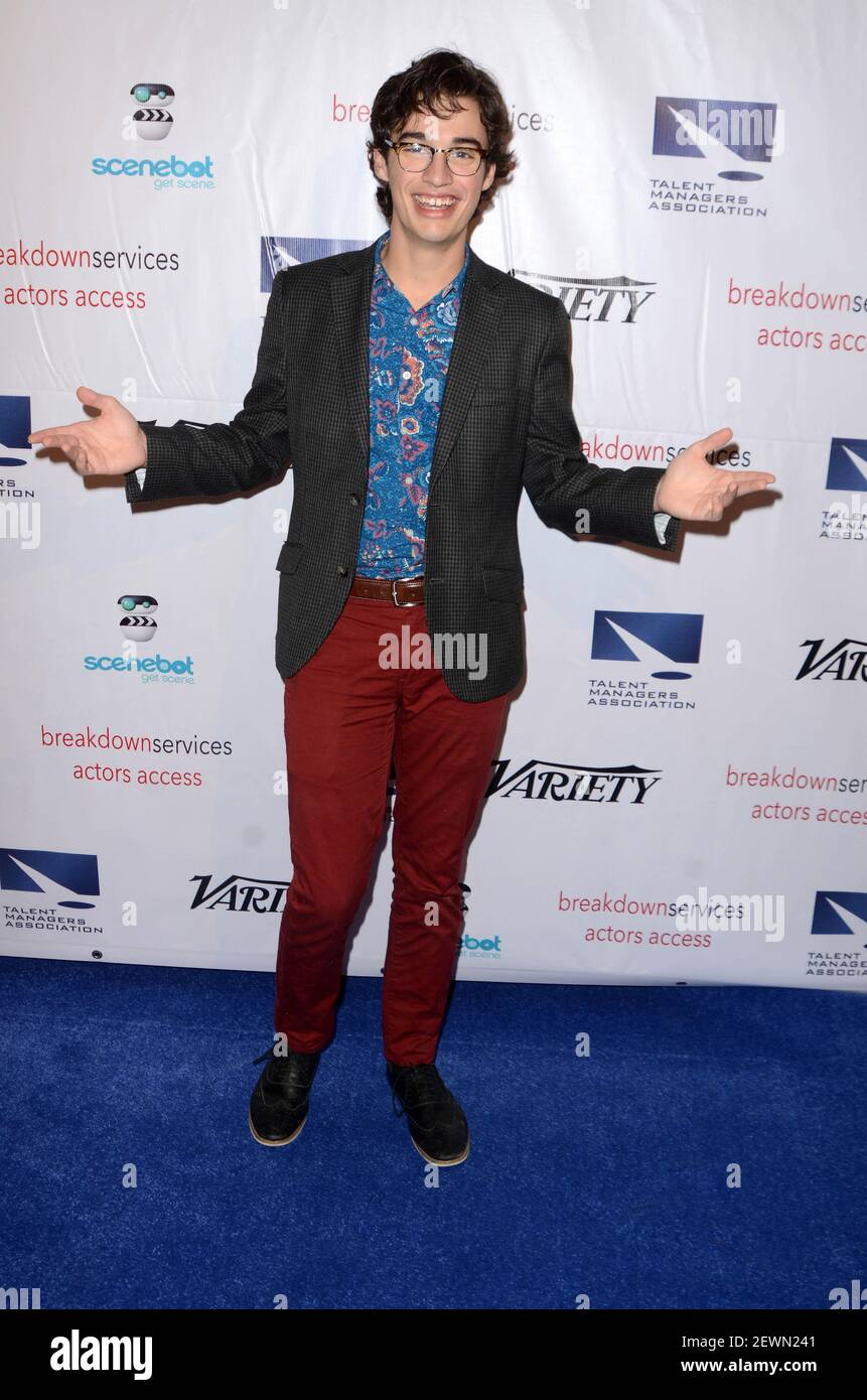 Joey Bragg at the 2016 TMA Heller Awards at the Beverly Hilton Hotel in ...