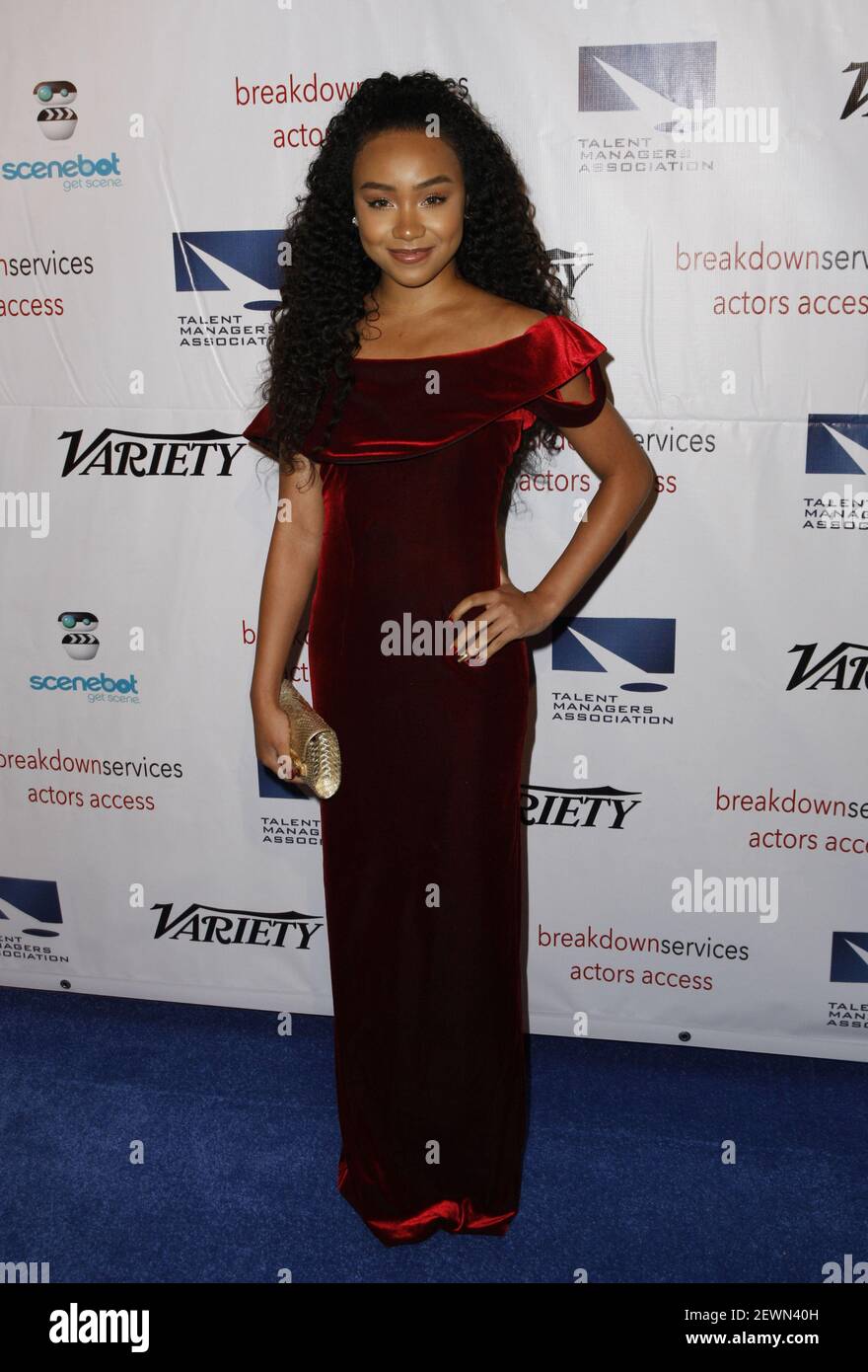Actress Genneya Walton arrives at the 2016 Talent Managers Association ...