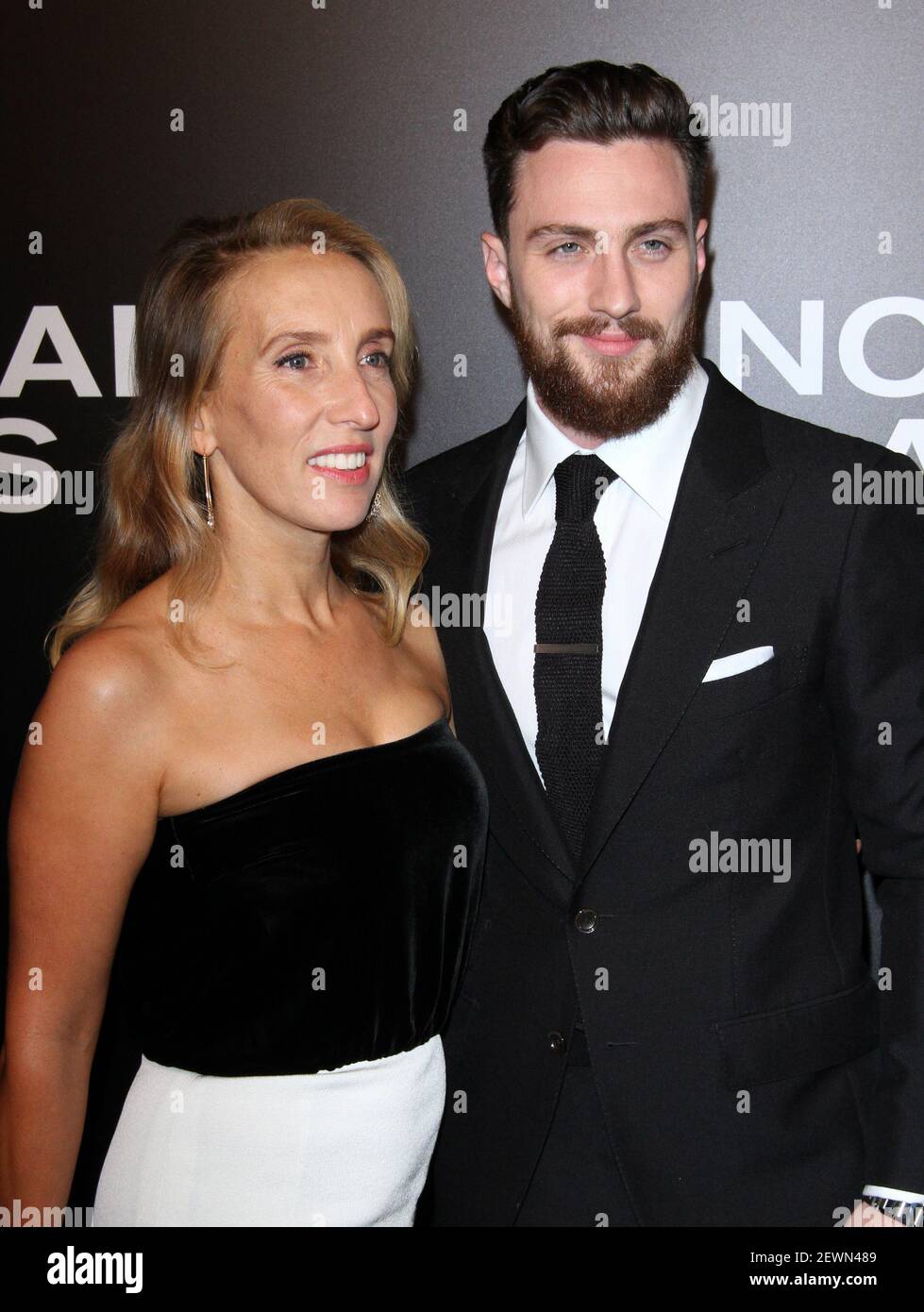 Aaron Taylor-Johnson with wife Sam Taylor-Johnson attending the ...