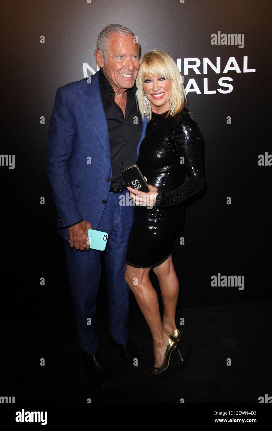 Suzanne Somers with husband Alan Hamel attending the Nocturnal Animals ...