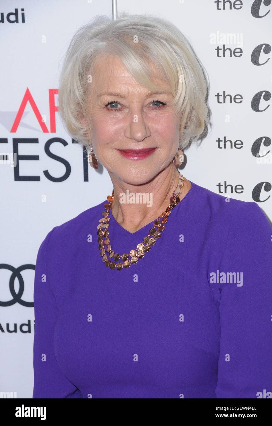 Helen Mirren attending the AFI FEST 2016 Presented By Audi premiere Of ...