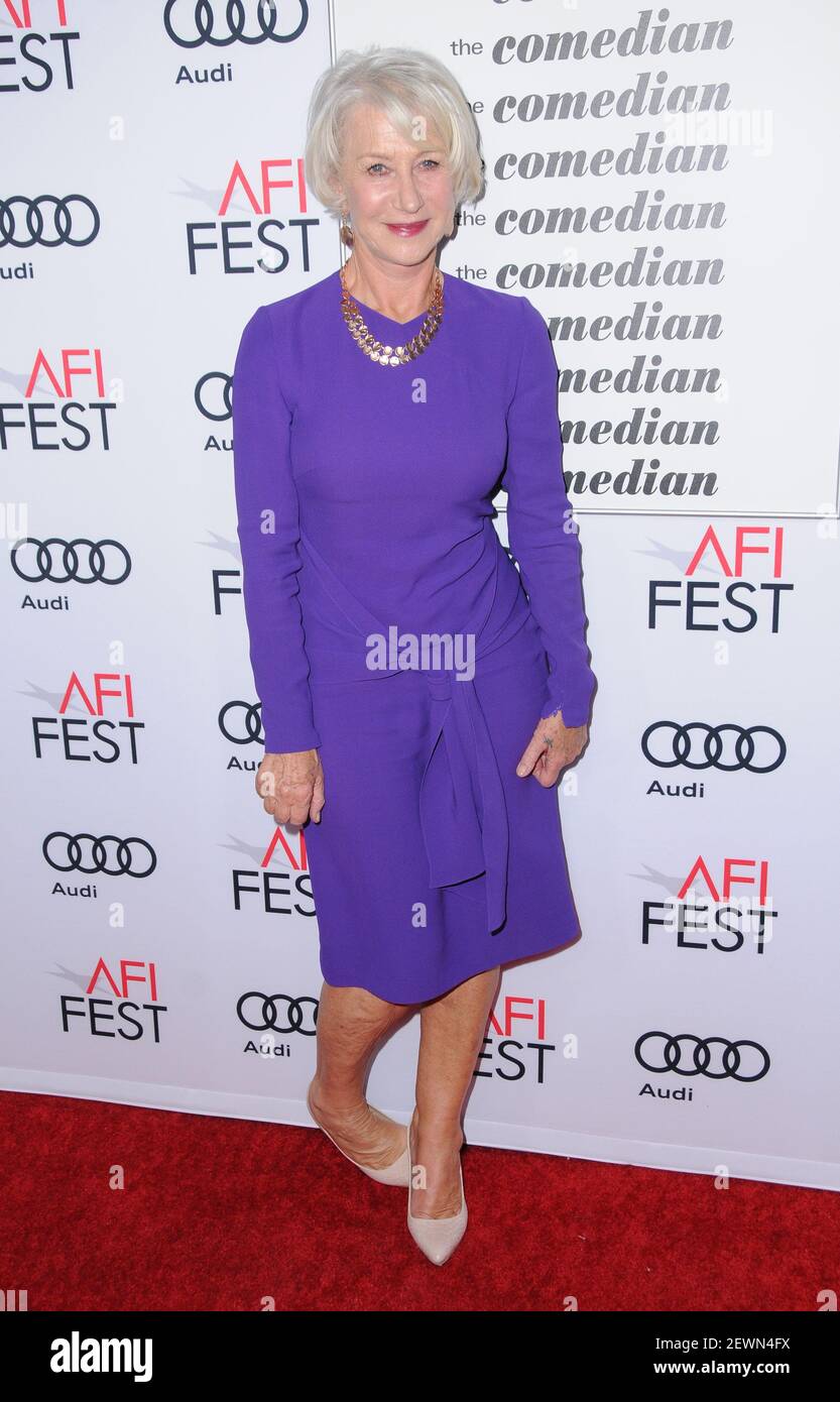 Helen Mirren attending the AFI FEST 2016 Presented By Audi premiere Of ...