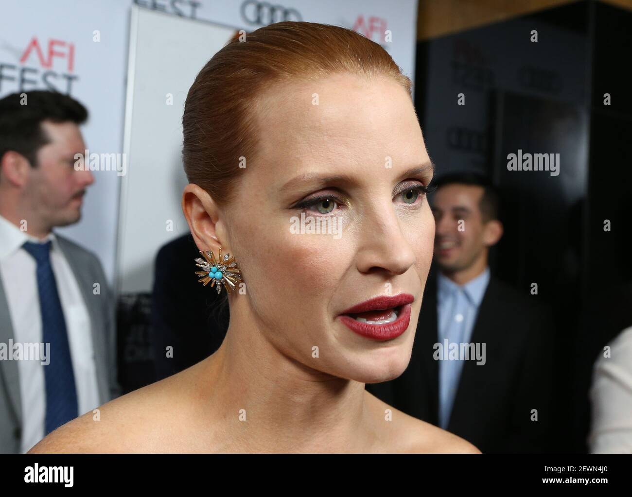 Jessica Chastain attending the AFI FEST 2016 Presented By Audi ...