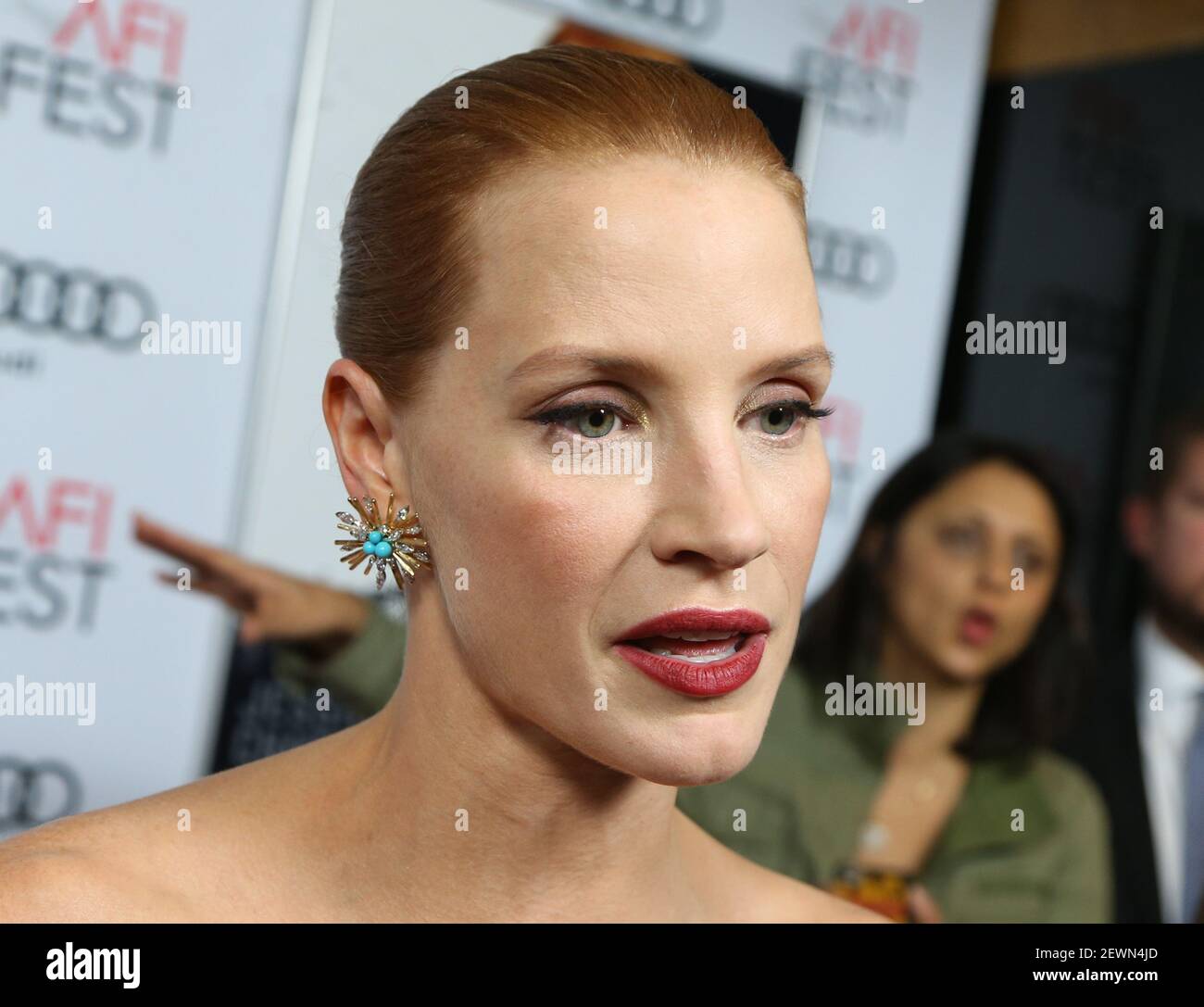 Jessica Chastain attending the AFI FEST 2016 Presented By Audi ...