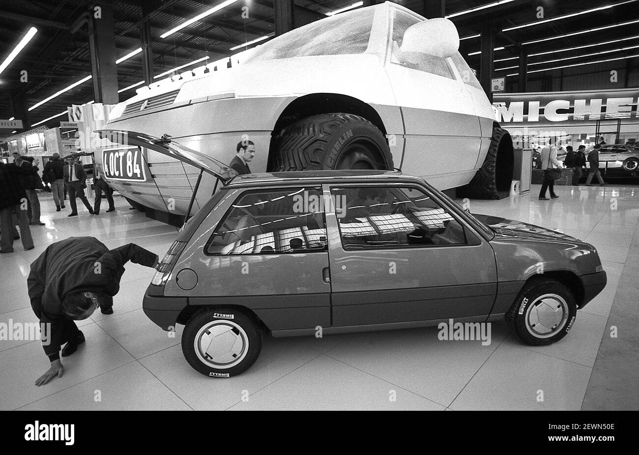 Renault 5 at the Paris Auto Salon 1984 Stock Photo - Alamy