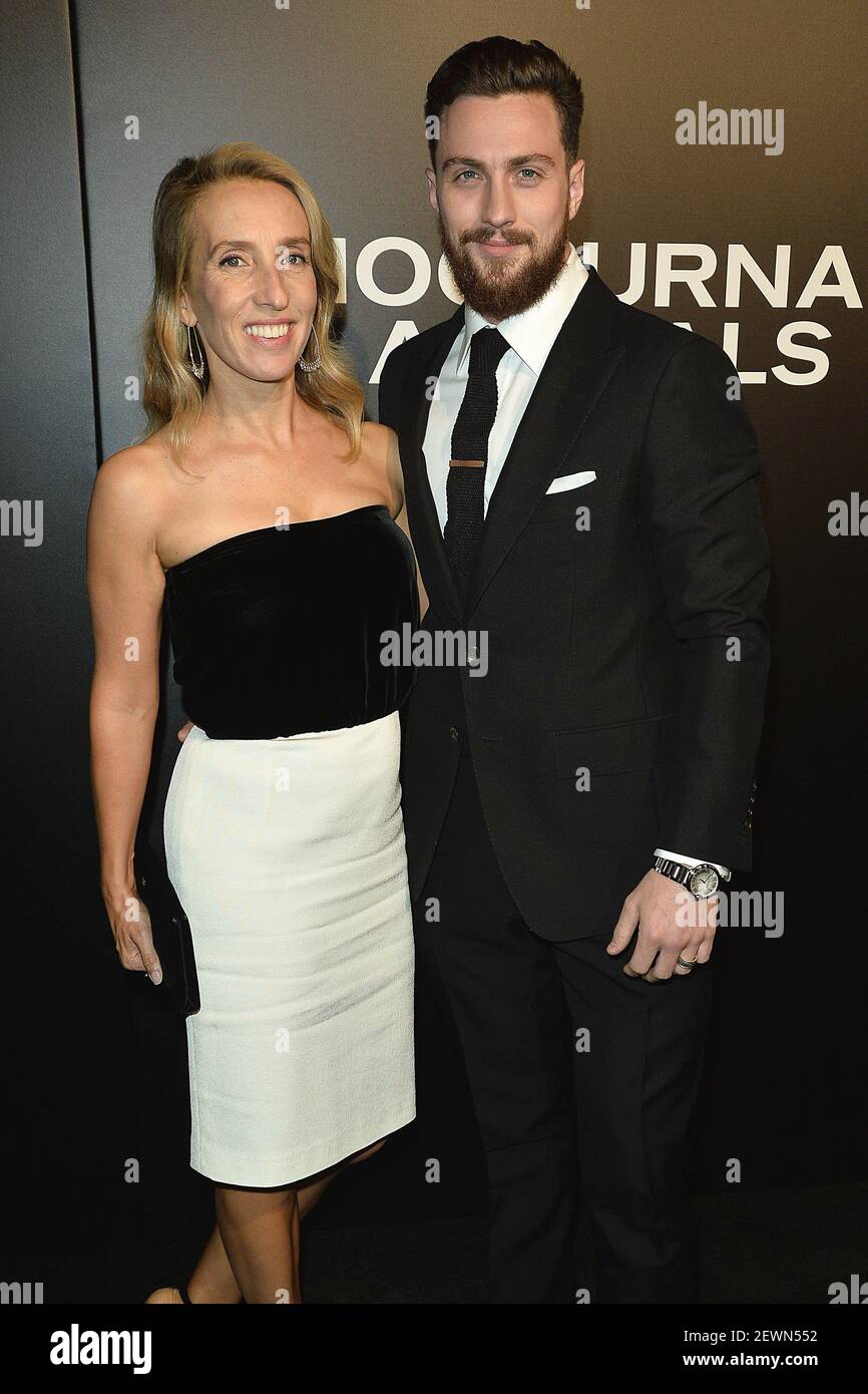 Aaron Taylor-Johnson and Sam Taylor-Johnson at the screening of Focus ...