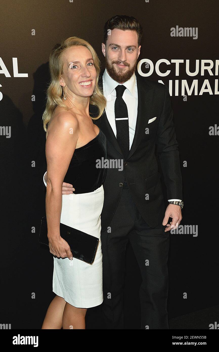 Aaron Taylor-Johnson and Sam Taylor-Johnson at the screening of Focus ...