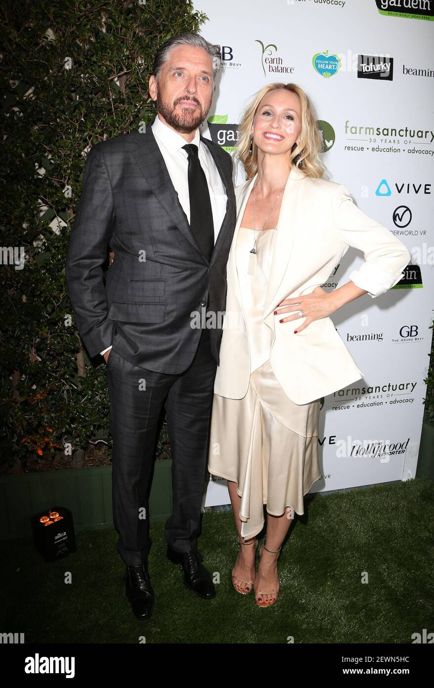 Craig Ferguson, Megan Wallace Cunningham attending Farm Sanctuary's ...