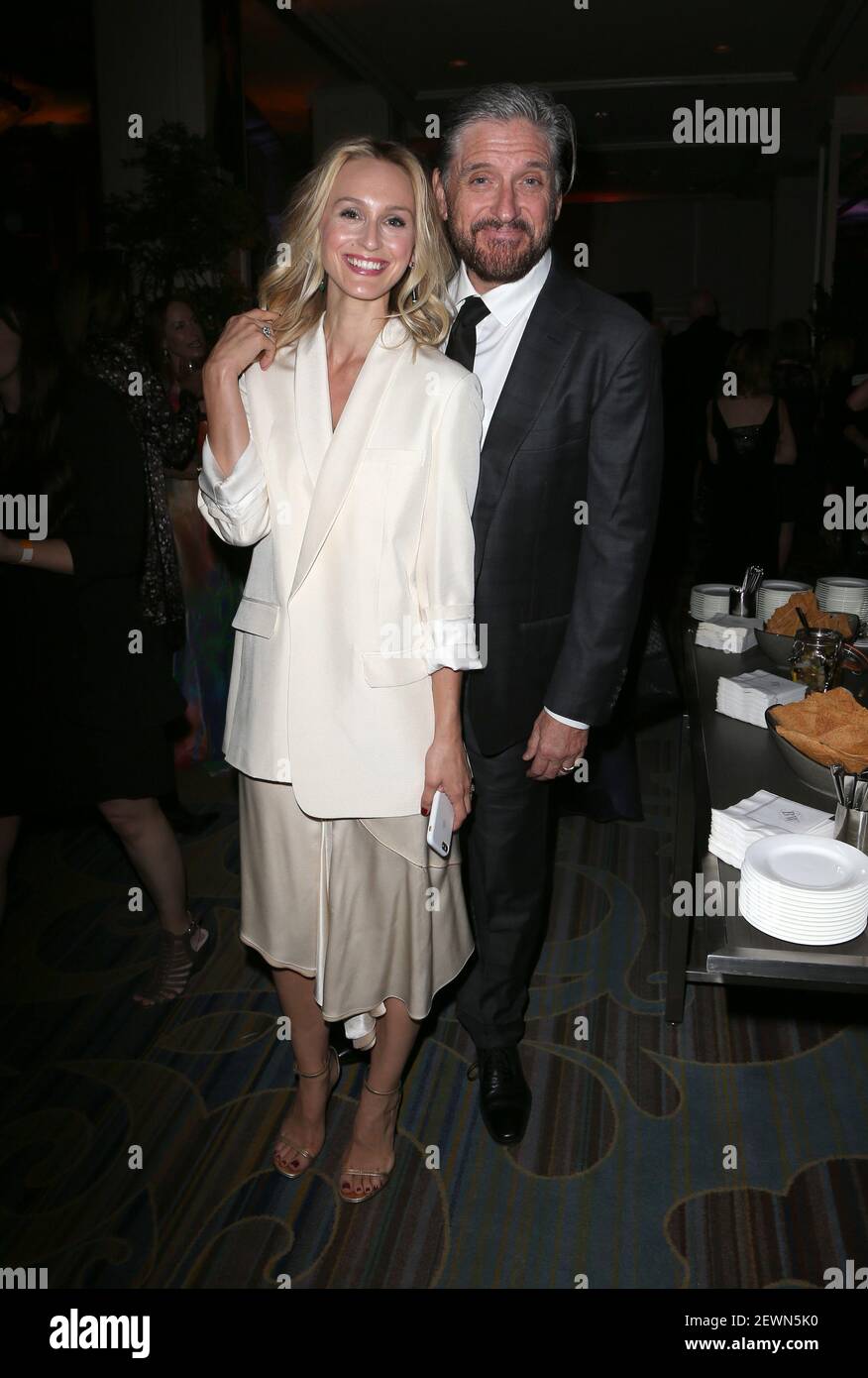 Craig Ferguson, Megan Wallace Cunningham attending Farm Sanctuary's ...