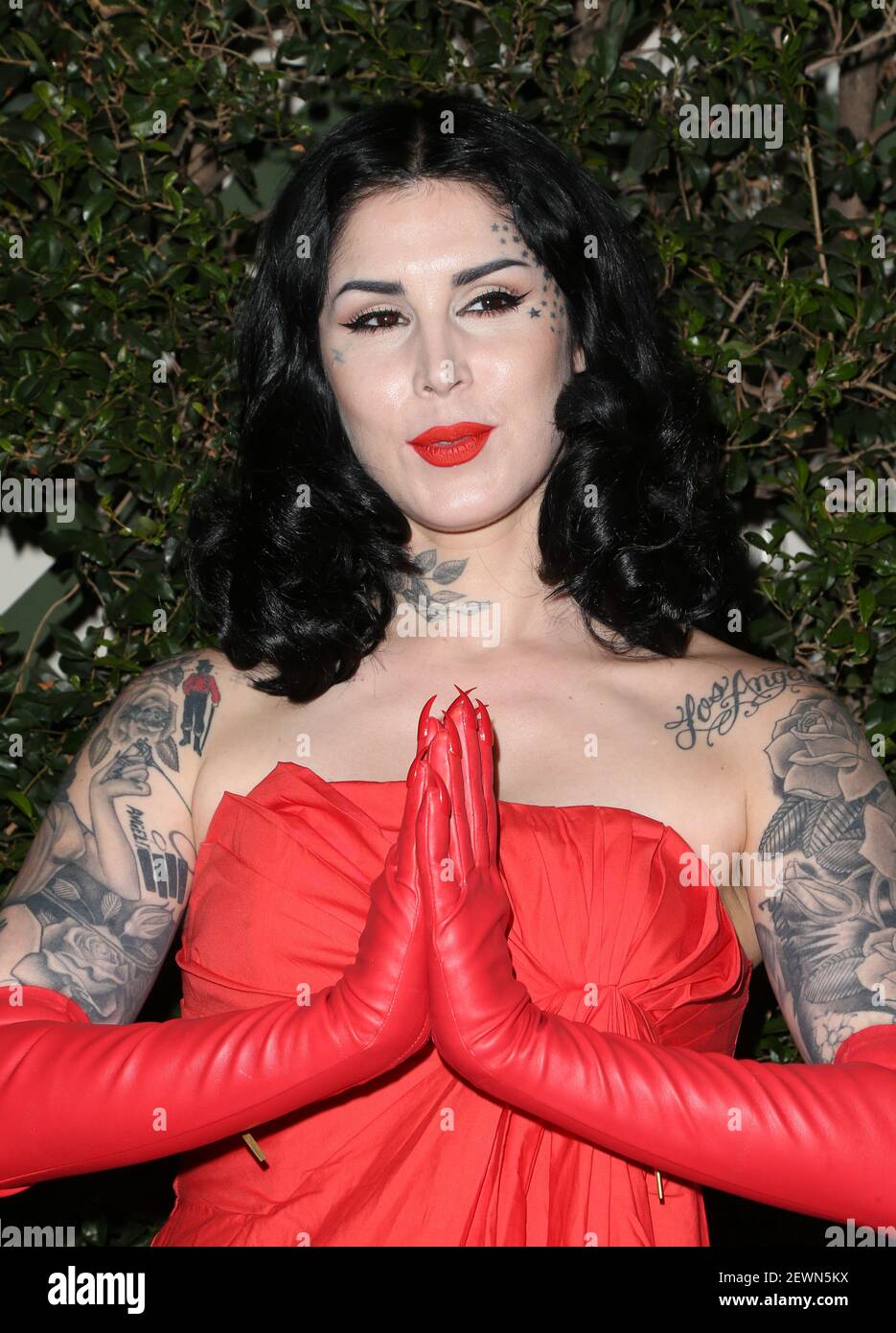 Kat Von D attending Farm Sanctuary's 30th Anniversary Gala held at The ...