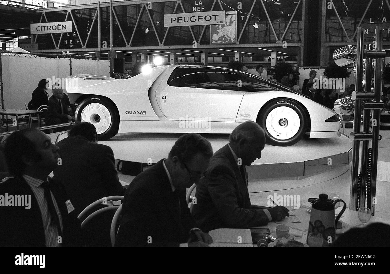 Paris auto salon 1984 hi-res stock photography and images - Alamy