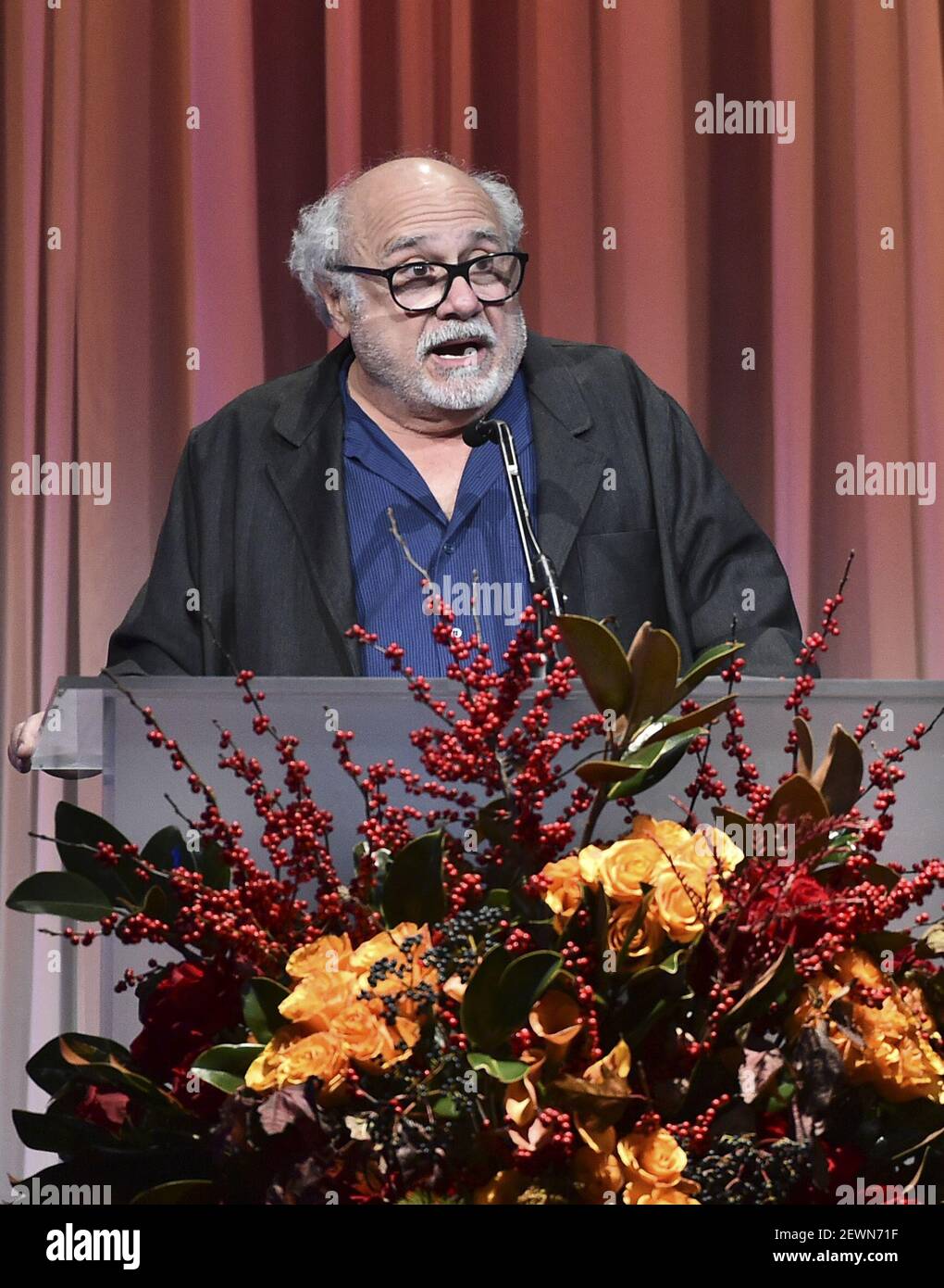 Danny DeVito speaks at the 40th Annual Gala Dinner to benefit the Saban ...