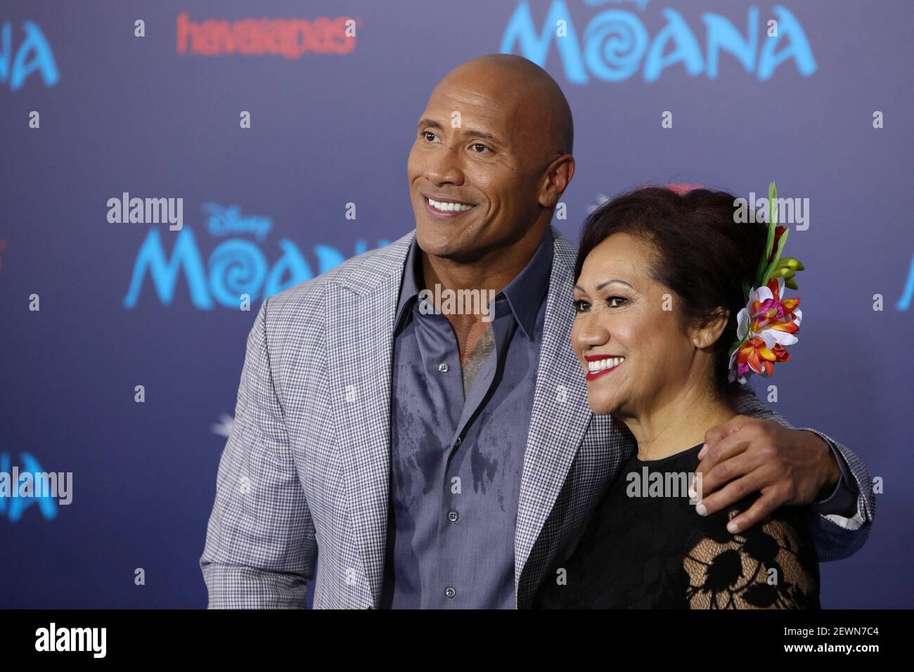 Dwayne Johnson attends the World Premiere Of Walt Disney Animation ...