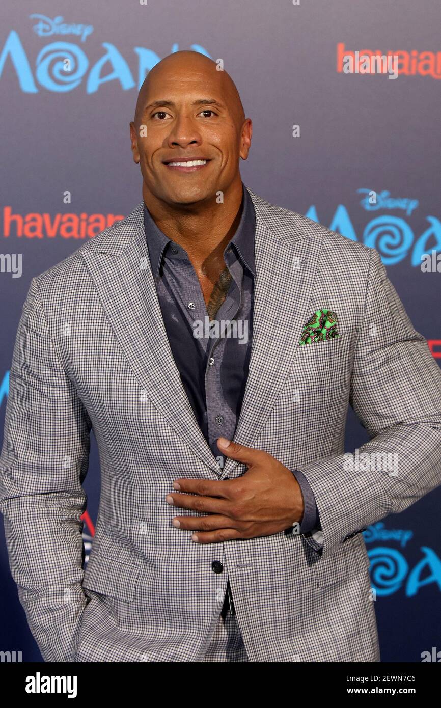 Dwayne Johnson attends the World Premiere Of Walt Disney Animation ...