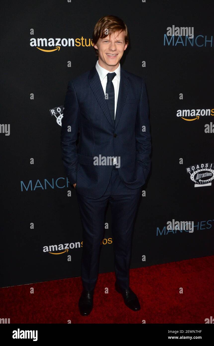 Lucas Hedges at the Los Angeles Premiere of "Manchester By The Sea" at ...