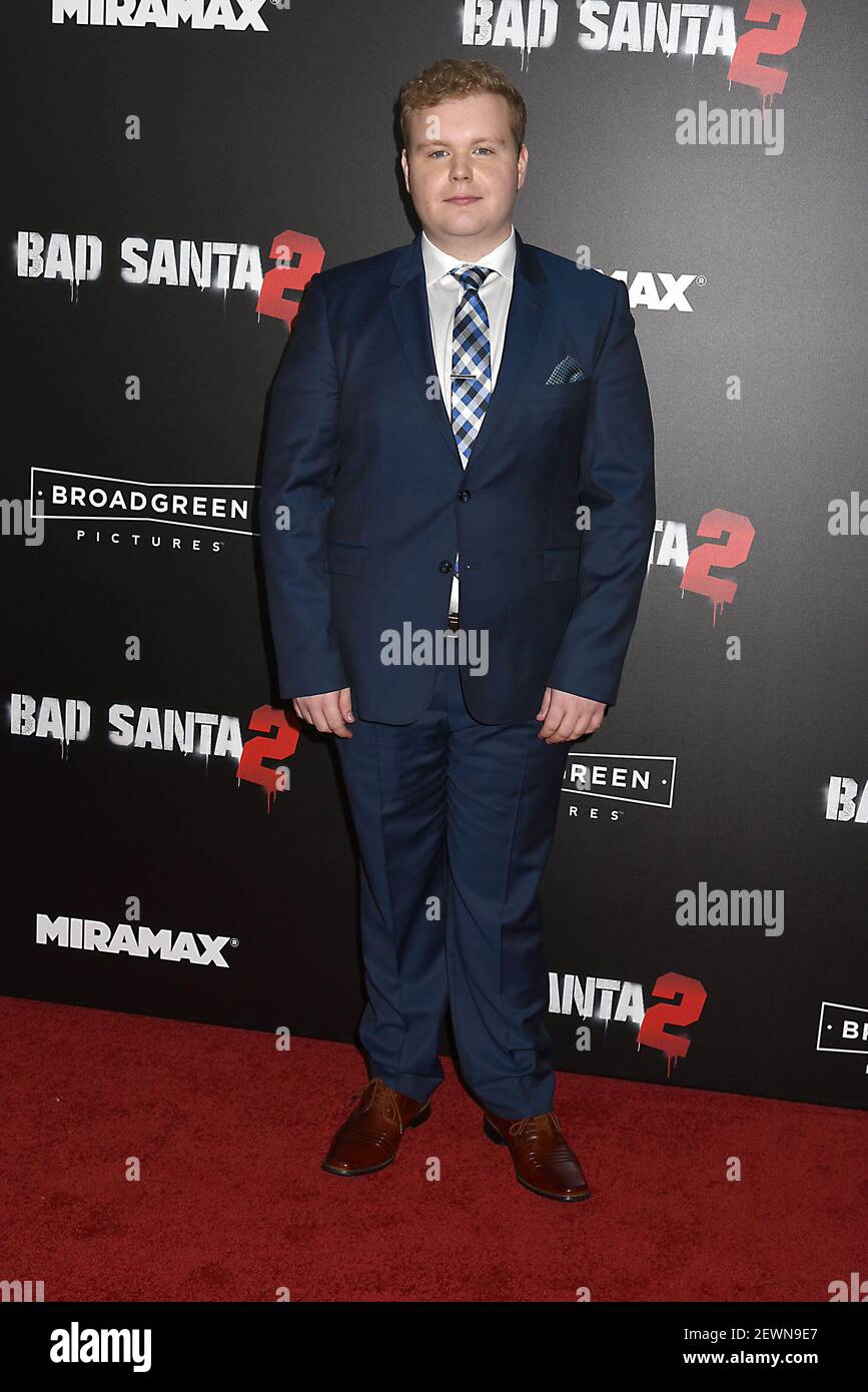 actor Brett Kelly attends the New York Premiere of "Bad Santa 2" on ...