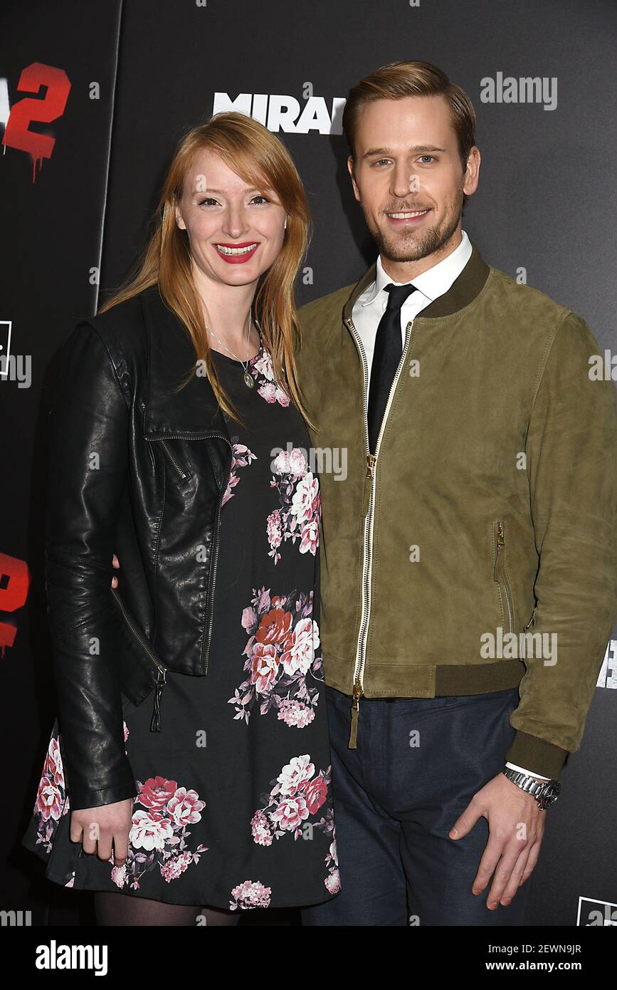 Dan Amboyer and wife attends the New York Premiere of "Bad Santa 2" on ...