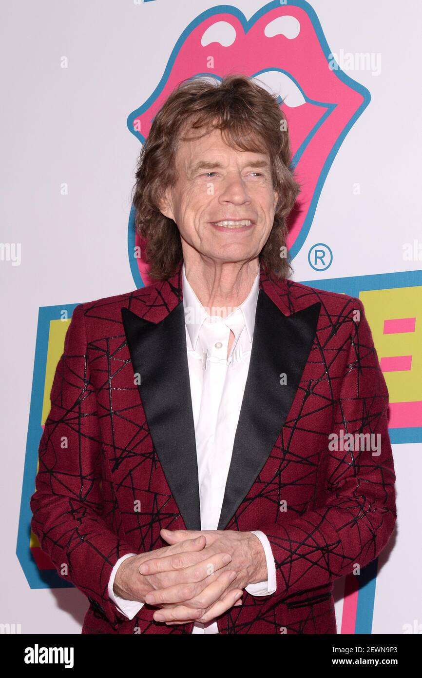 Mick Jagger, lead singer of the Rolling Stones, attends The Rolling ...