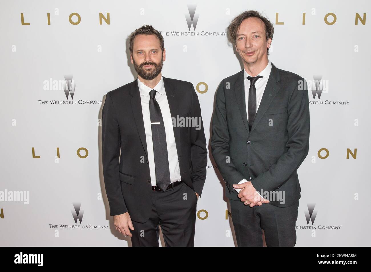 Dustin O'Halloran and Volker Bertelmann attend the 'Lion' New York ...