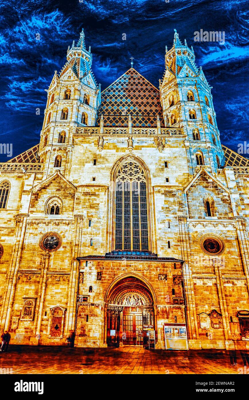 St. Stephen's Cathedral(Stephansdom) the mother church of the Roman ...