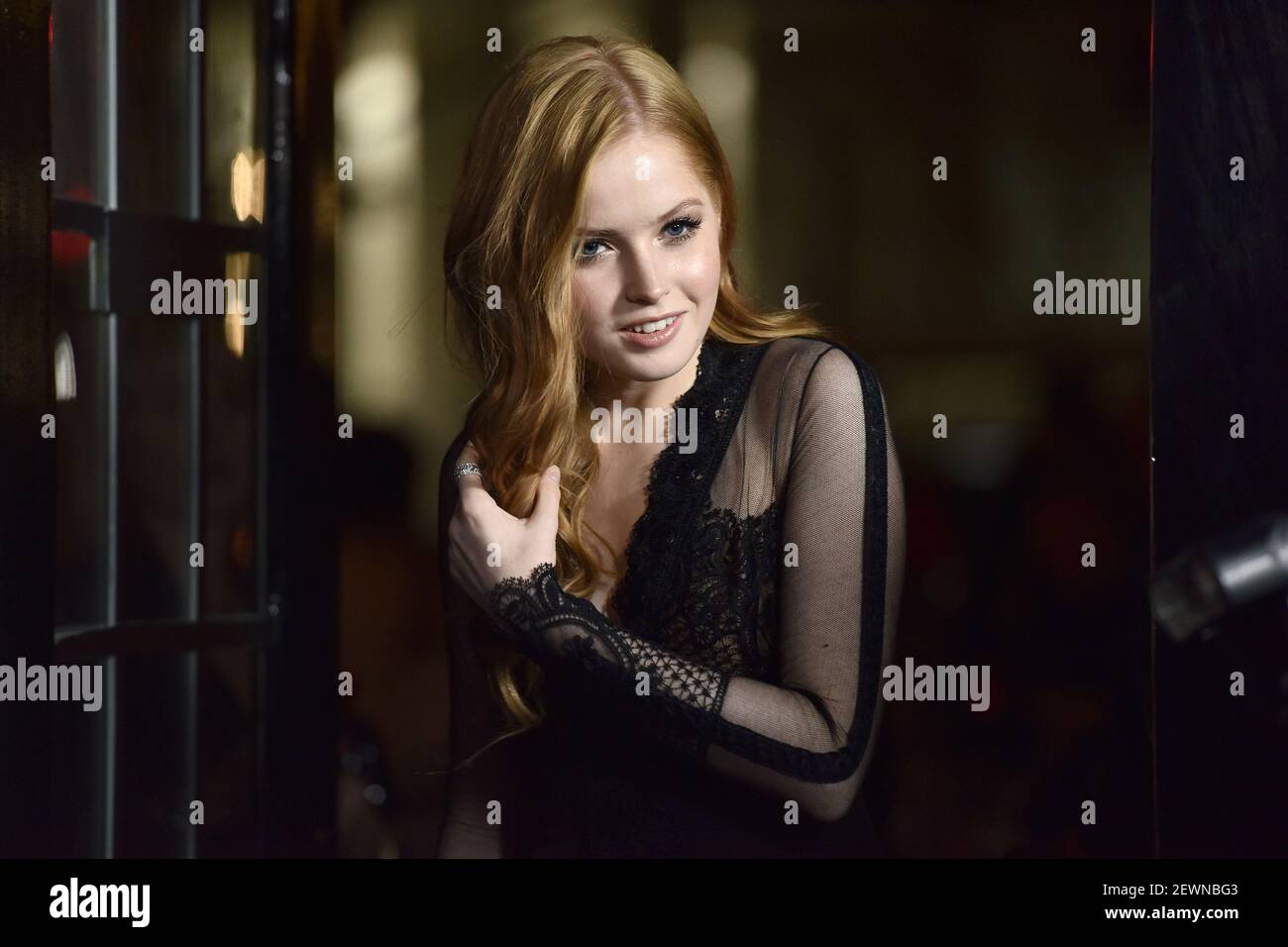 Actress Ellie Bamber attends the "NOCTURNAL ANIMALS" Premiere at The ...