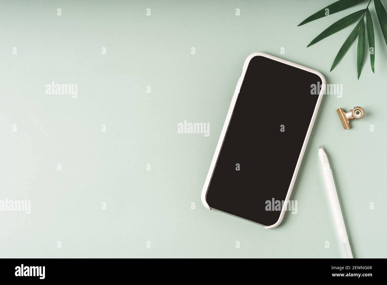 smart phone with blank screen Stock Photo - Alamy