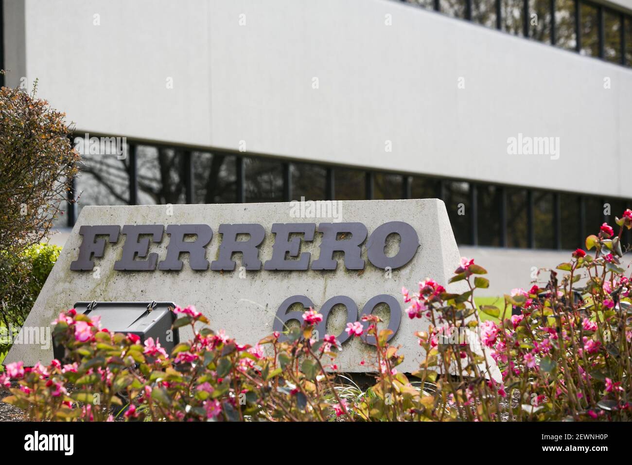 A logo sign outside of a facility occupied by Ferrero SpA in Somerset ...