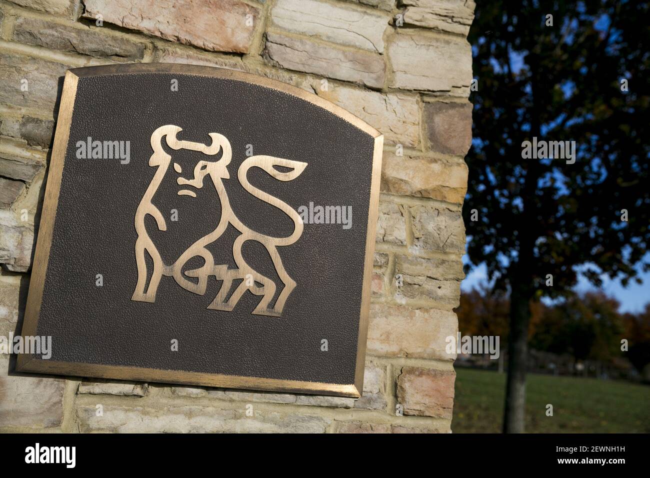 A logo sign outside of a facility occupied by Merrill Lynch in ...