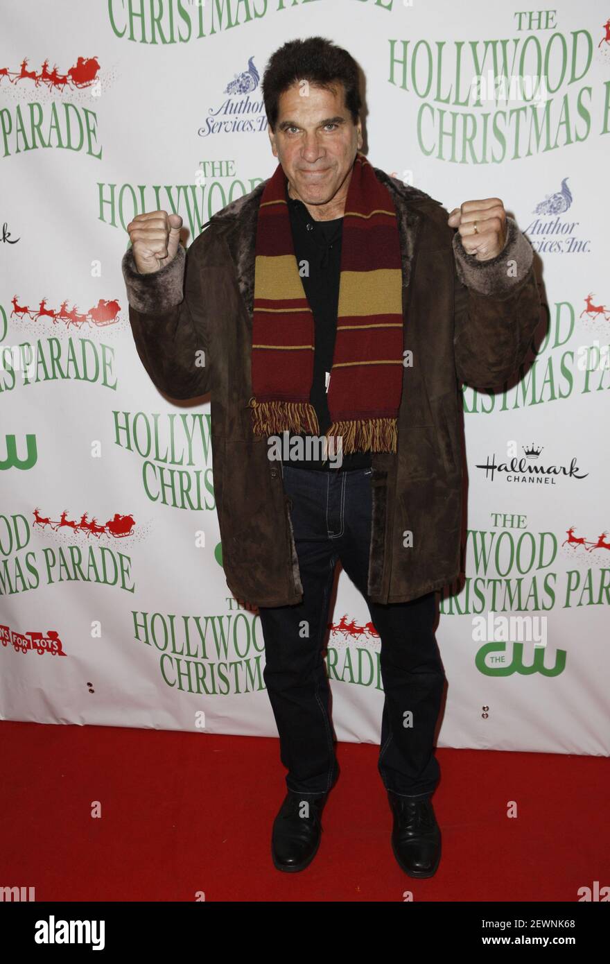 Actor Lou Ferrigno arrives at the 85th Annual Hollywood Christmas ...