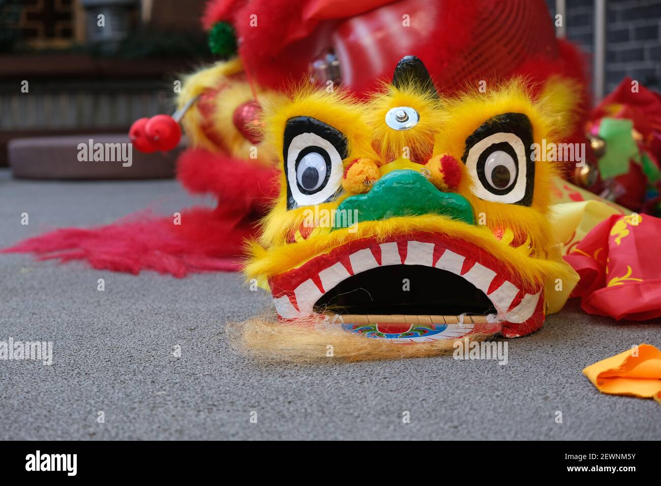 Chinese New Year Lion Dance Head
