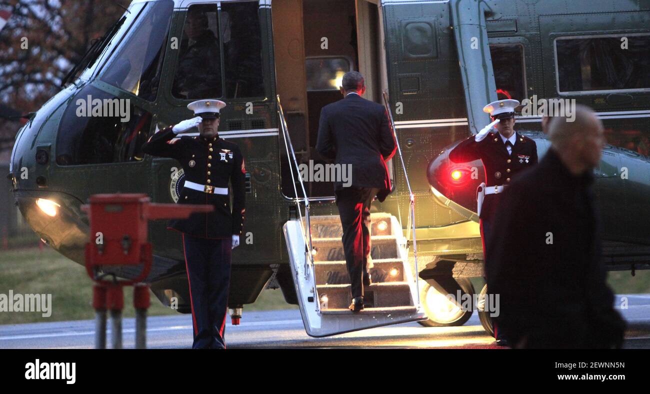 President Barack Obama departs the Walter Reed National Military ...