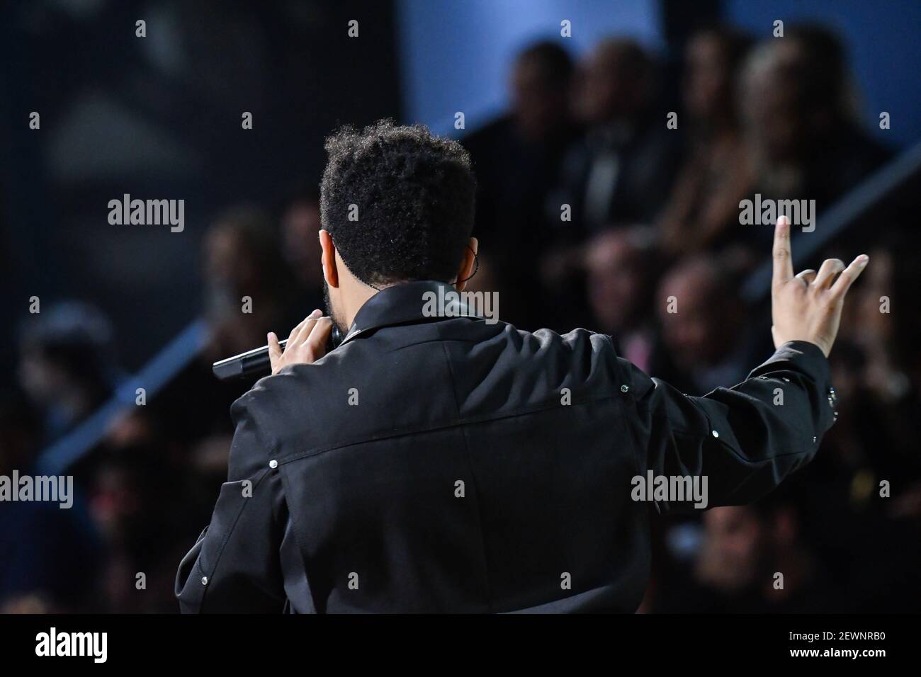 The Weeknd performs during the 2016 Victoria's Secret Fashion Show on ...