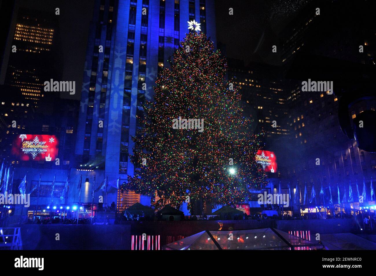 The Rockefeller Center Christmas Tree Lighting Ceremony at Rockefeller ...