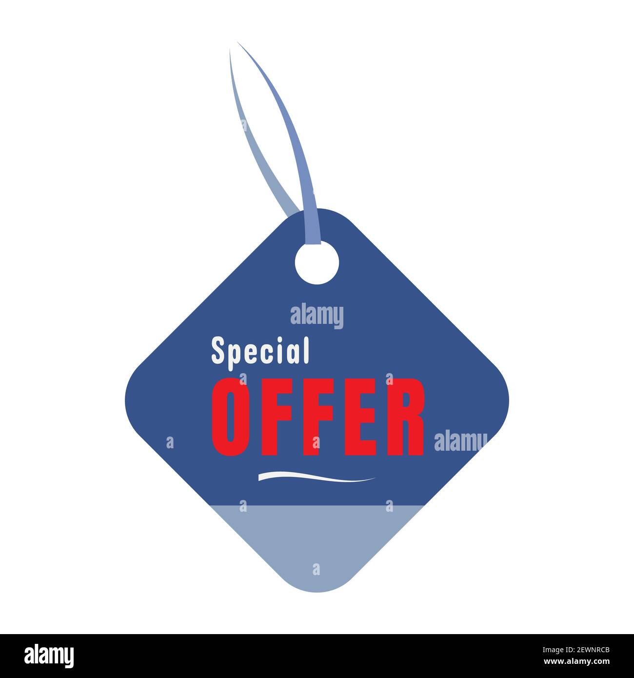 Label tag paper special offer isolated on white background Stock Photo ...