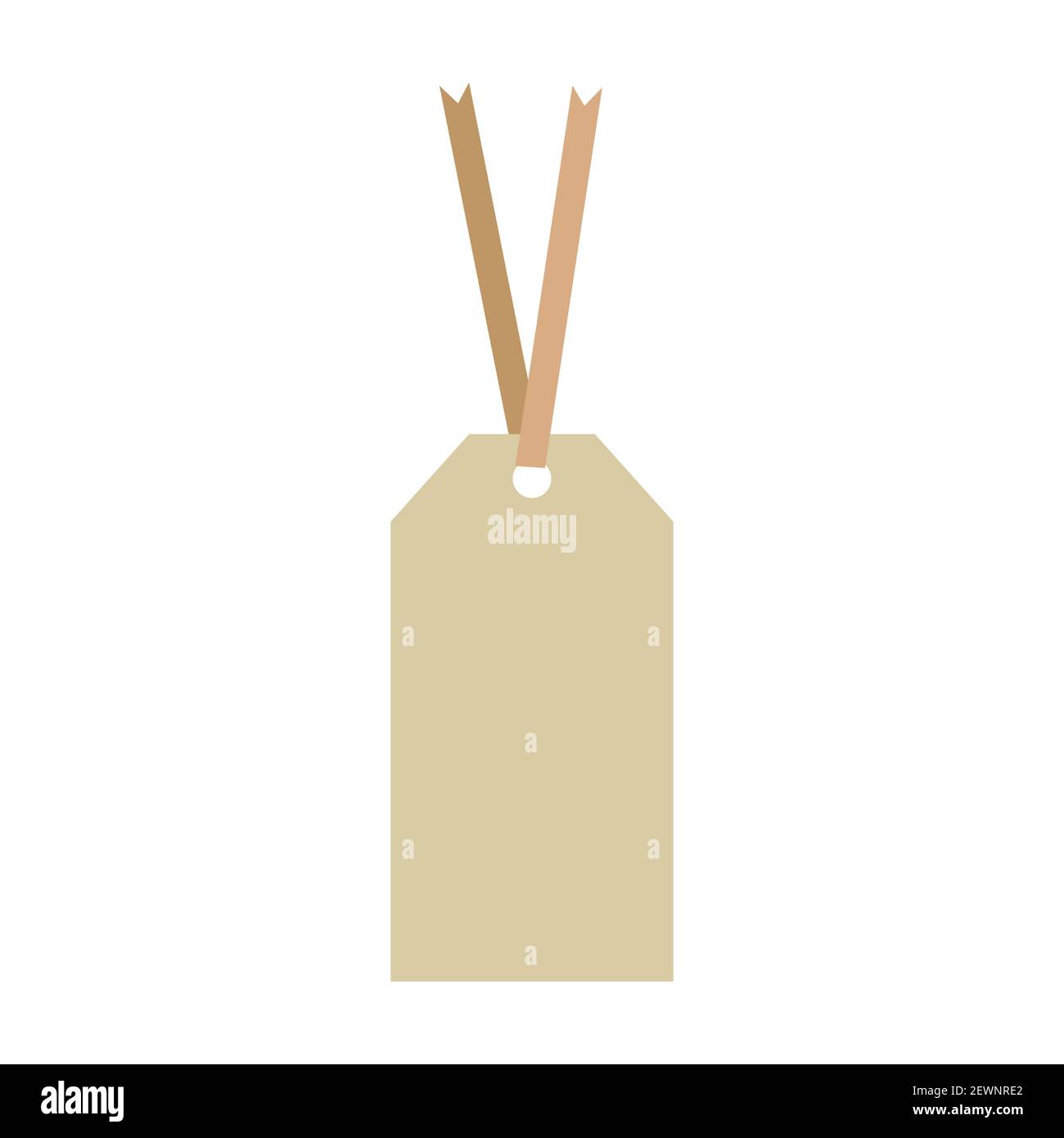 Label tag paper white blank isolated on white background Stock Photo ...