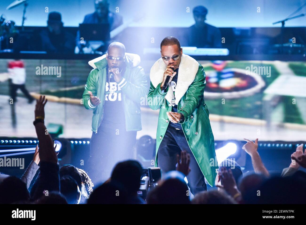 NEW YORK CITY - NOVEMBER 30: Ricky Bell, Ronnie DeVoe and Mike Bivins ...