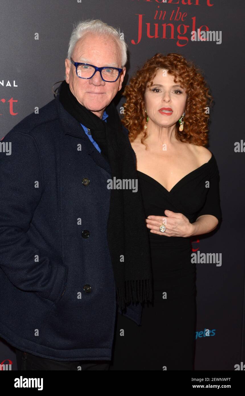 Malcolm McDowell, Bernadette Peters at the "Mozart In The Jungle ...