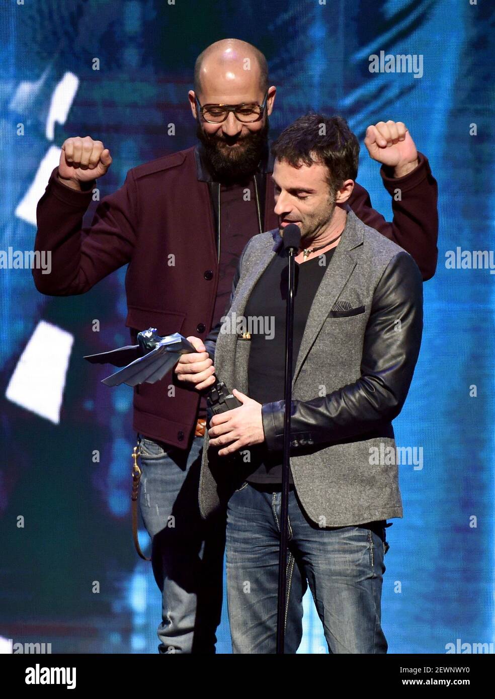LOS ANGELES, CA - DECEMBER 1: (L-R) Sebastian Mitton and Raphael ...