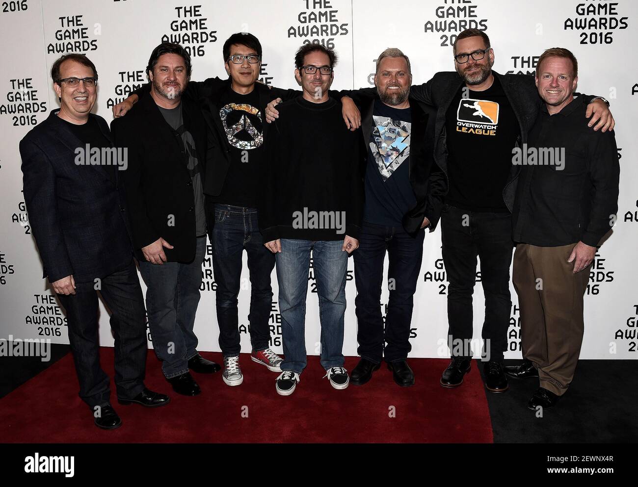 LOS ANGELES, CA - DECEMBER: The team from Blizzard Entertainment attend ...