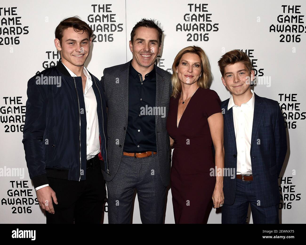 LOS ANGELES, CA - DECEMBER 1: Nolan North (2nd from left) attends The ...
