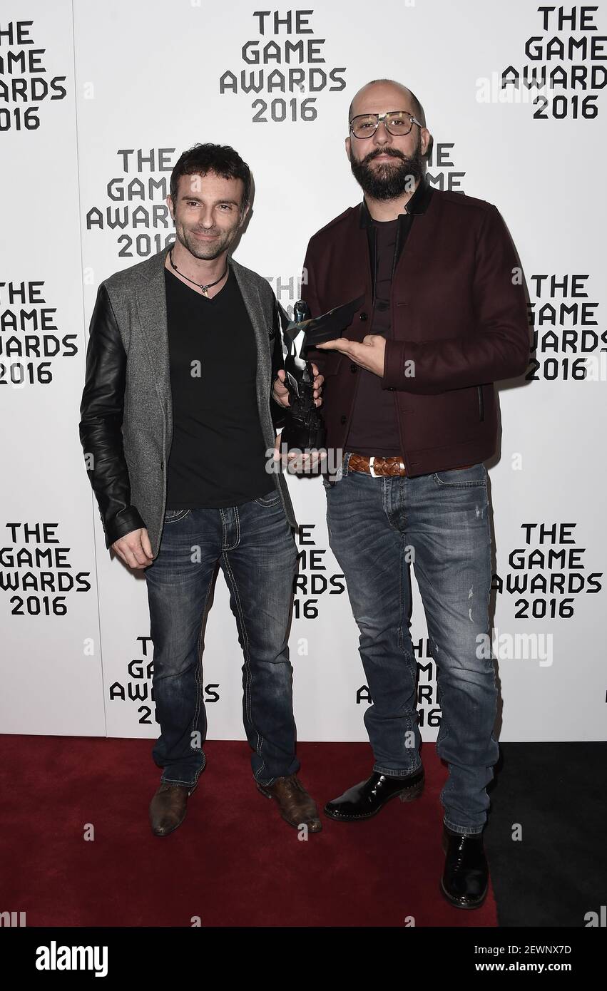 LOS ANGELES, CA - DECEMBER 1: Raphael Colantonio (L) and Sebastian ...