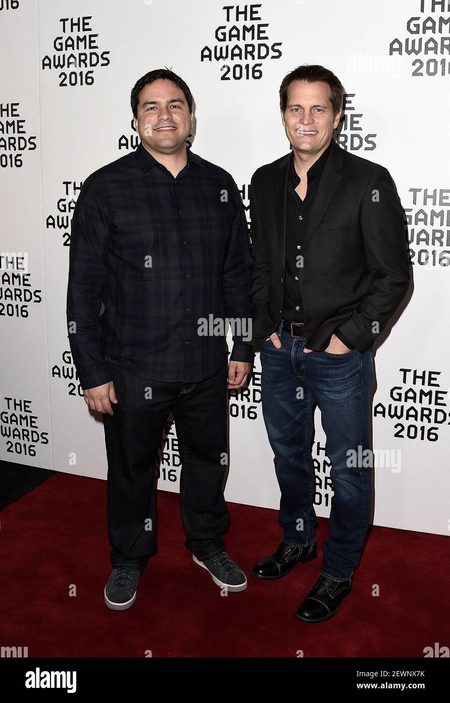 LOS ANGELES, CA - DECEMBER 1: Marty Stratton (R) attends The Game ...