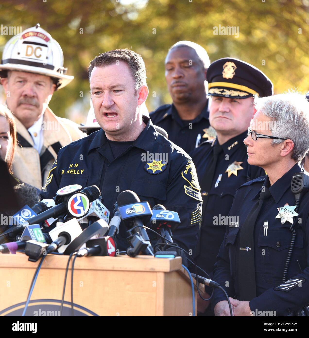 A general view of first press conference with Sgt. Ray Kelly, Special ...