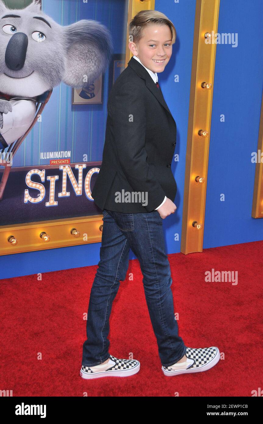 Deacon Phillippe arrives at Universal Pictures' "Sing" Premiere held at ...