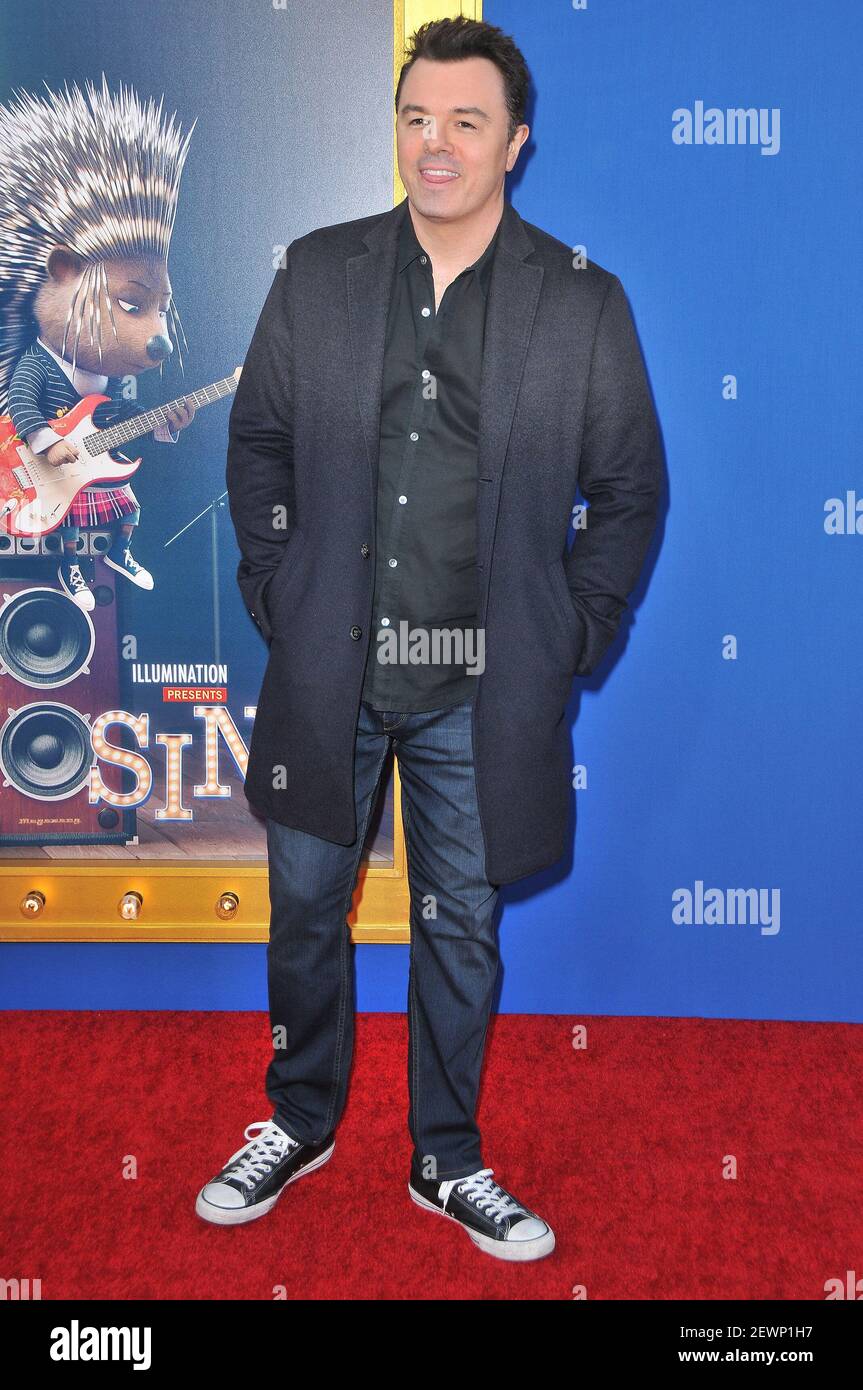 Seth MacFarlane arrives at Universal Pictures' "Sing" Premiere held at ...