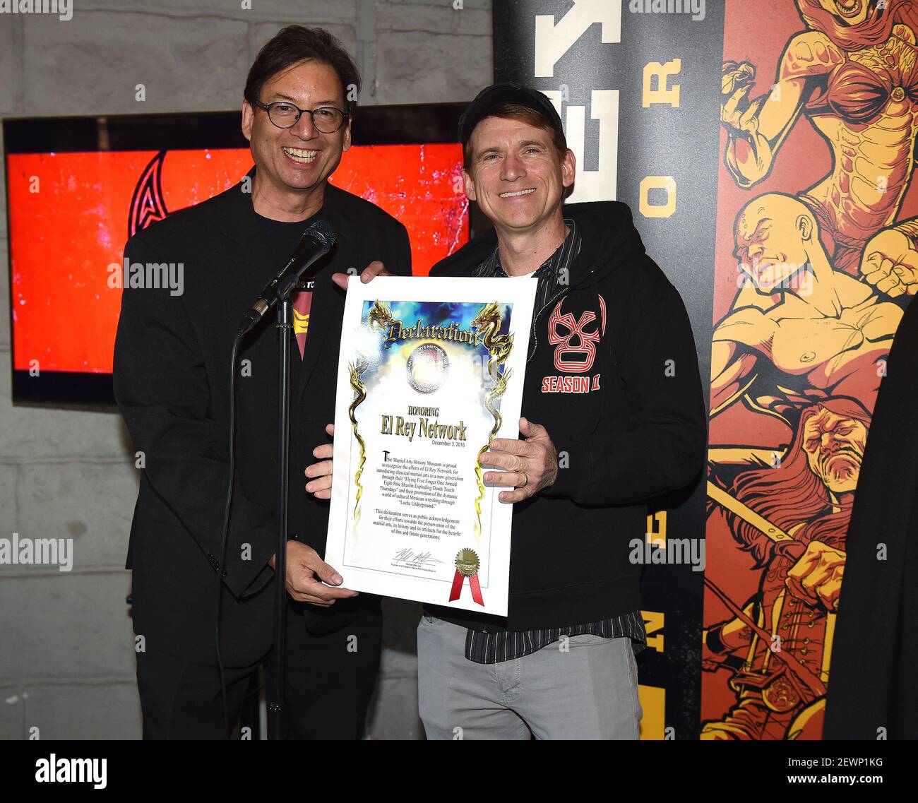 BURBANK, CA - DECEMBER 3: Michael Matsuda of the Martial Arts History ...